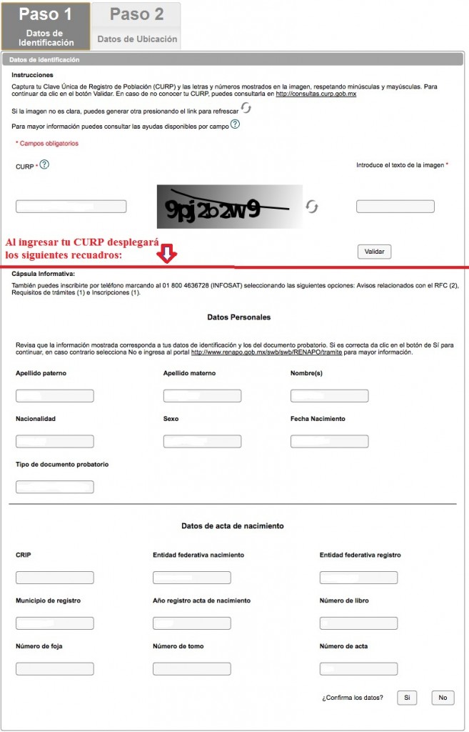 Inscripción RFC con CURP – CM Despacho Auditoría contable y Fiscal, S.C.